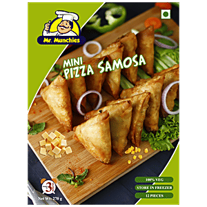 Buy Mccain Mini Samosa Cheese Pizza 240 Gm Online At Best Price of Rs ...
