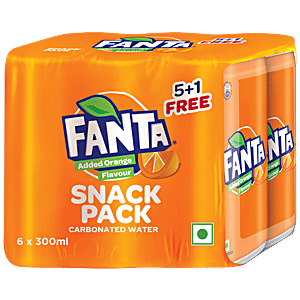 Buy Fanta Soft Drink Orange Flavored 300 ml Can (Pack of 24) Online at Best Price. of Rs 960 ...