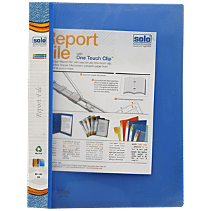 Buy Solo Display File - Plastic, 20 Pockets, Blue, 240 mm x 360 mm ...