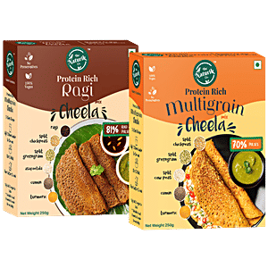 Buy The Naturik Co. Protein Rich Oats & Multigrain Cheela Mix Combo ...