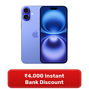 Buy Apple iPhone 16 (128GB, Ultramarine) Online at Best Price of Rs ...
