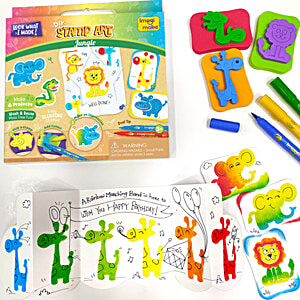 Buy Imagimake Stamp Art Ocean Colouring & Stamping Set Online at Best ...