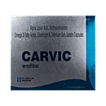 Buy Carvic Carvic Soft Gelatin Capsule Online at Best Price of Rs 300 ...