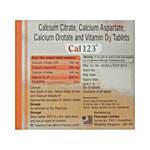 Buy Cal Cal 123 Tablet | Calcium & Vitamin D3 for Bone Strength | Joint ...