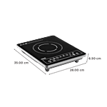Buy Croma Croma 2000W Induction Cooktop with 8 Preset Menus Online at ...