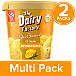 Buy Kwality Wall's The Dairy Factory Alphonso Mango Ice Cream Online at ...