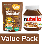 Buy bb Combo Nutella Hazelnut&Cocoa Spread,180g+Slurrp Farm Chocolate ...