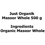 Buy Just Organik Masoor Whole Online at Best Price of Rs null - bigbasket