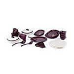 Buy Signoraware Blooming Dinner Set With Double Wall Casserole Online ...