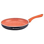 Buy Wonderchef Sakura Induction Base Non-Stick Cookware Set - Black & Orange, Wok with Glass Lid ...