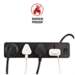 Buy EcoLink Multi-Port Extension Cord - 4way Spike & Surge Guard Low ...