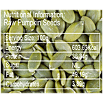 Buy Chef Urbano Pumpkin Seeds - Natural Superfood, Rich In Omega-3 Fats ...