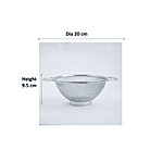 Buy Elephant Colander Basket No. 8 - 100% Food Grade, Stainless Steel ...