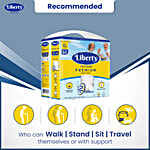 Buy Liberty Diapers Premium Adult Diaper Pants - Extra Large, Waist Size 96-165 cm, Unisex ...