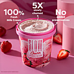 Buy Kwality Wall's Slow Churn Strawberry Ice Cream Online at Best Price ...