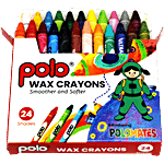Buy Polo Wax Crayons - 24 Shades Online at Best Price of Rs 30 - bigbasket