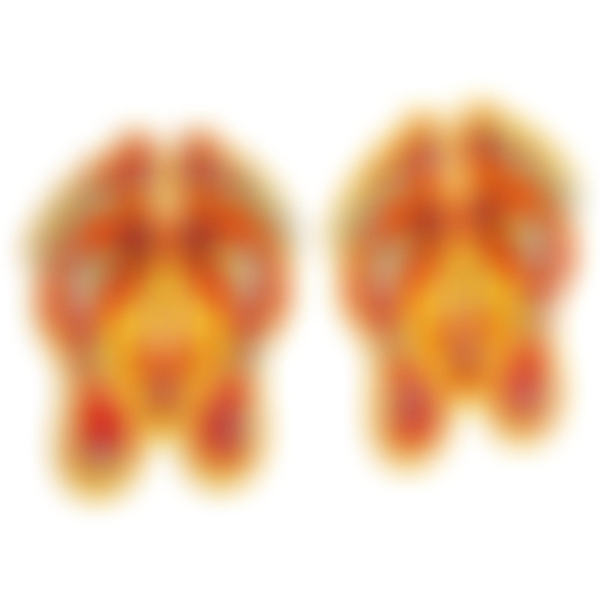 Buy eCraftIndia Lakshmi Charan Paduka Stickers For Home Office Puja ...
