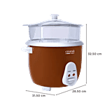 Buy Croma 1.8 Litre Electric Rice Cooker & Steamer with Keep Warm ...