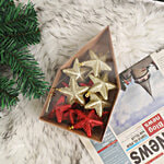Buy DP Christmas Tree Small Hanging Stars - Golden & Red Online at Best ...