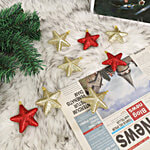Buy DP Christmas Tree Small Hanging Stars - Golden & Red Online at Best ...