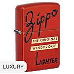 Buy Zippo by CLIQ Red Brass Red Box Top Design Windproof Pocket Lighter Online at Best Price of ...