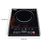 Buy Usha 3616 D 1600W Single Induction Cooktop With 5 Cooking Modes ...