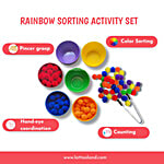Buy Lattooland Rainbow Sorting Activity Set - To Learn Counting ...