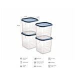 Buy All Time Polka Plastic Storage Containers - Assorted Colour Online ...